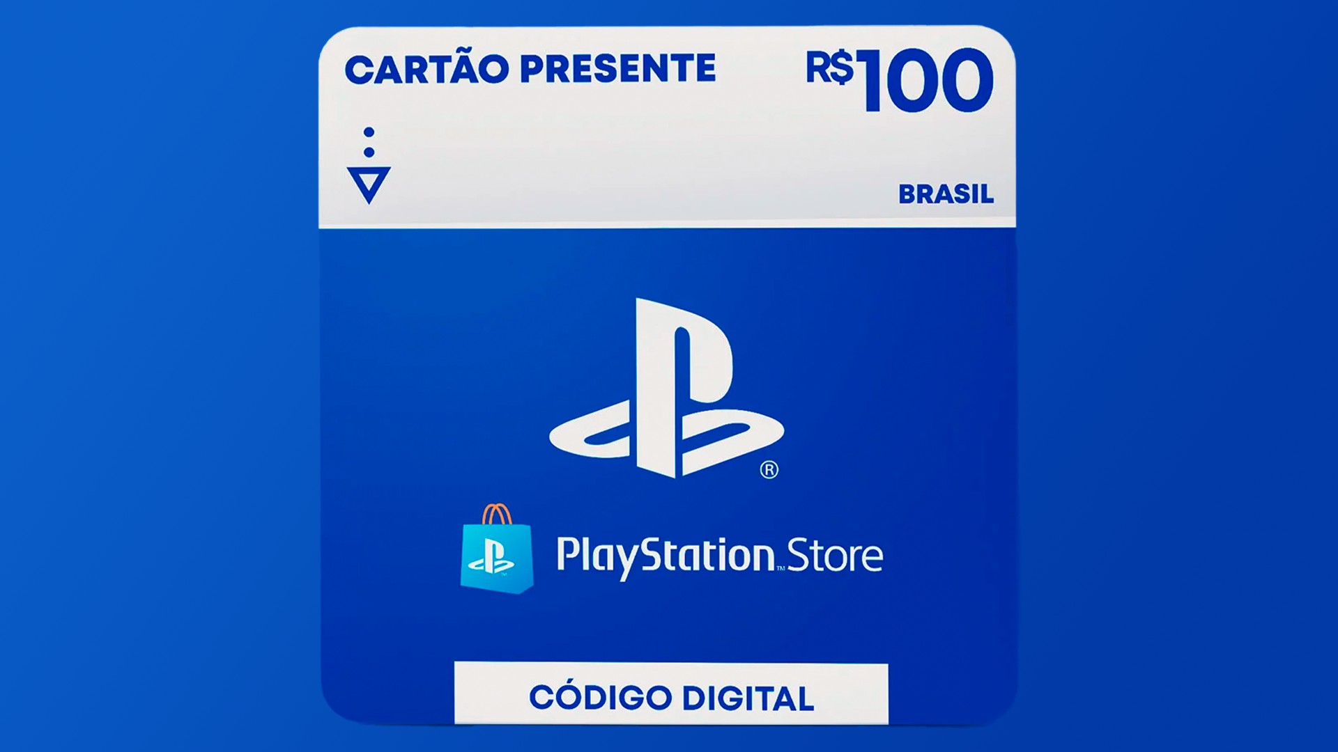 R$100 PlayStation Store - Cartão Presente Digital [Exclusivo Brasil ...